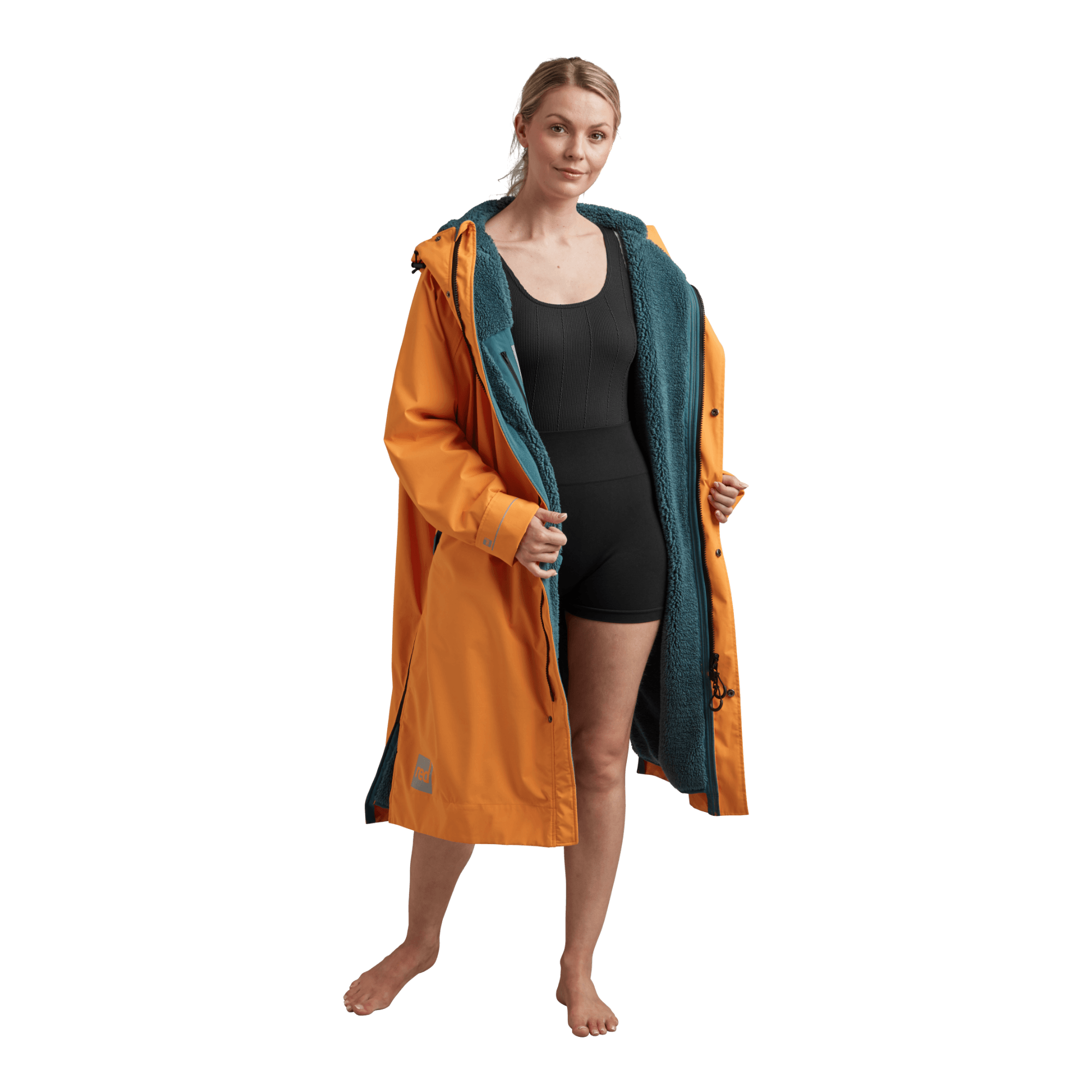 Women's Long Sleeve Dry Waterproof Changing Robe Alter Evo Pro-Orange ...