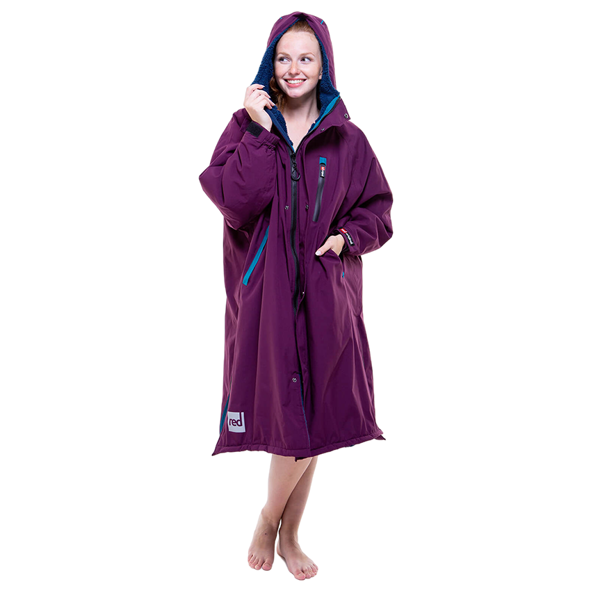 Women's Long Sleeve Pro Change Robe EVO - Mulberry Wine – Red Equipment ...